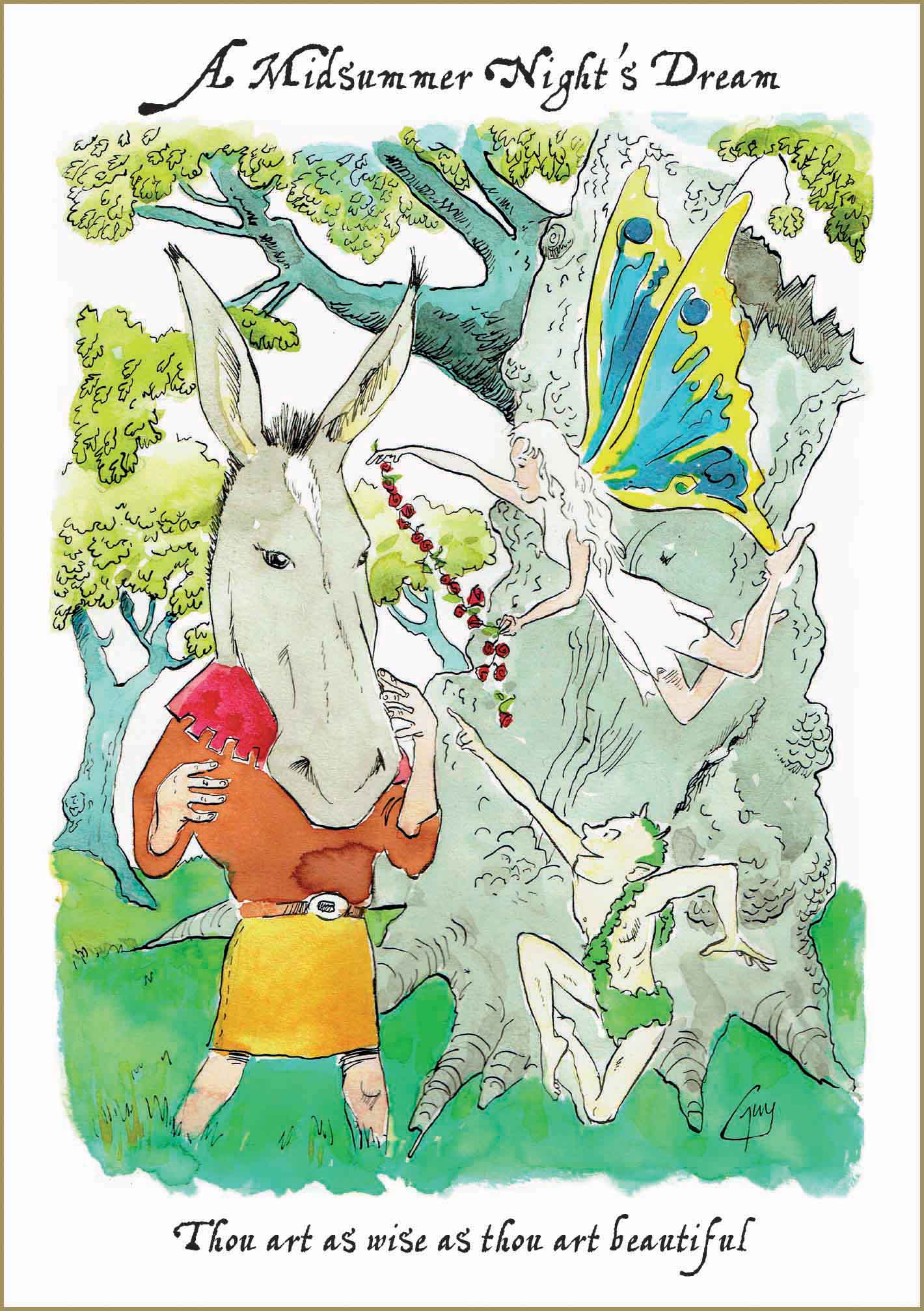 A Midsummer Night's Dream Greeting Card